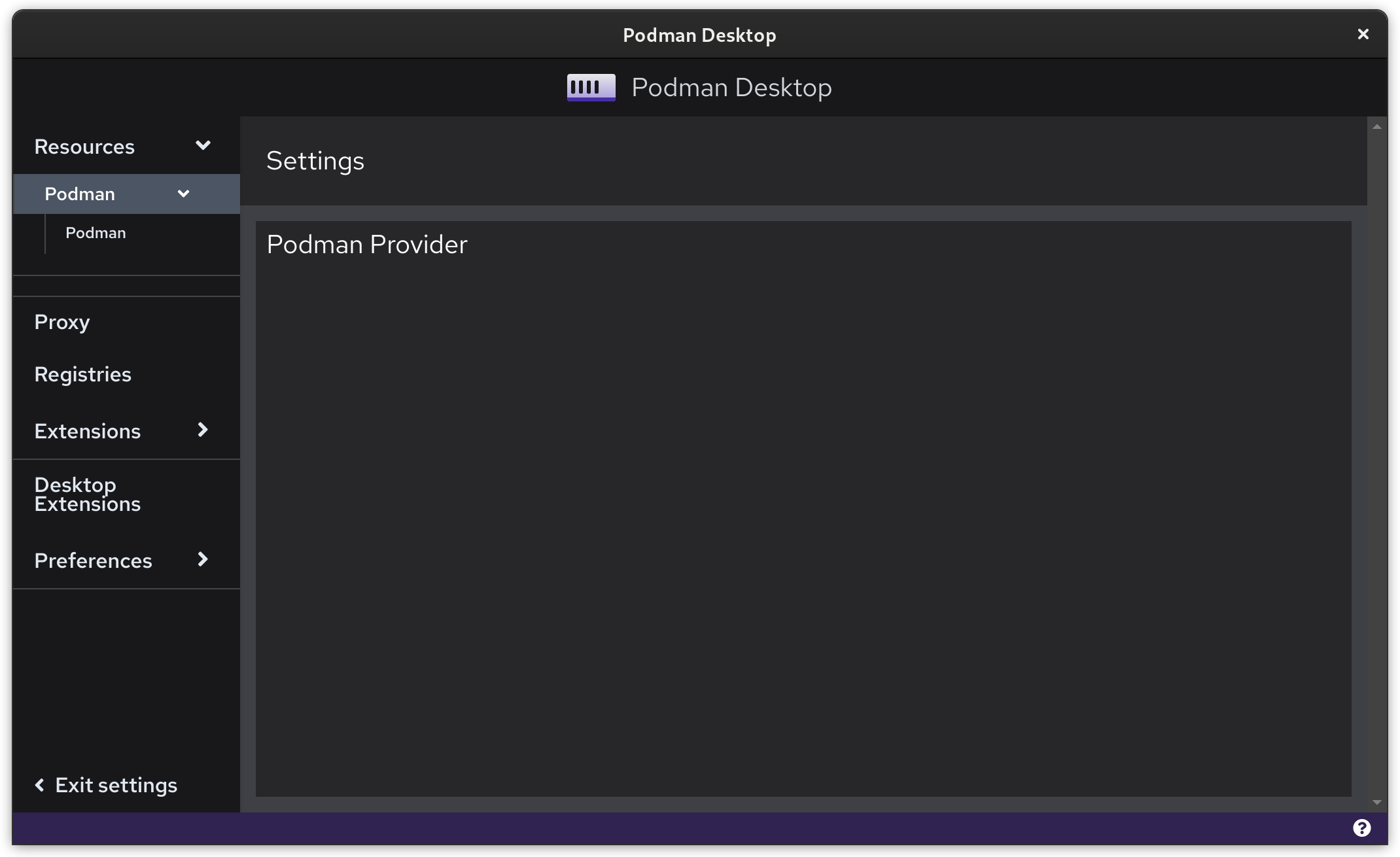 Podman provider settings feel unnecessarily nested on Linux · Issue ... Podman provider settings feel unnecessarily nested on Linux · Issue ...