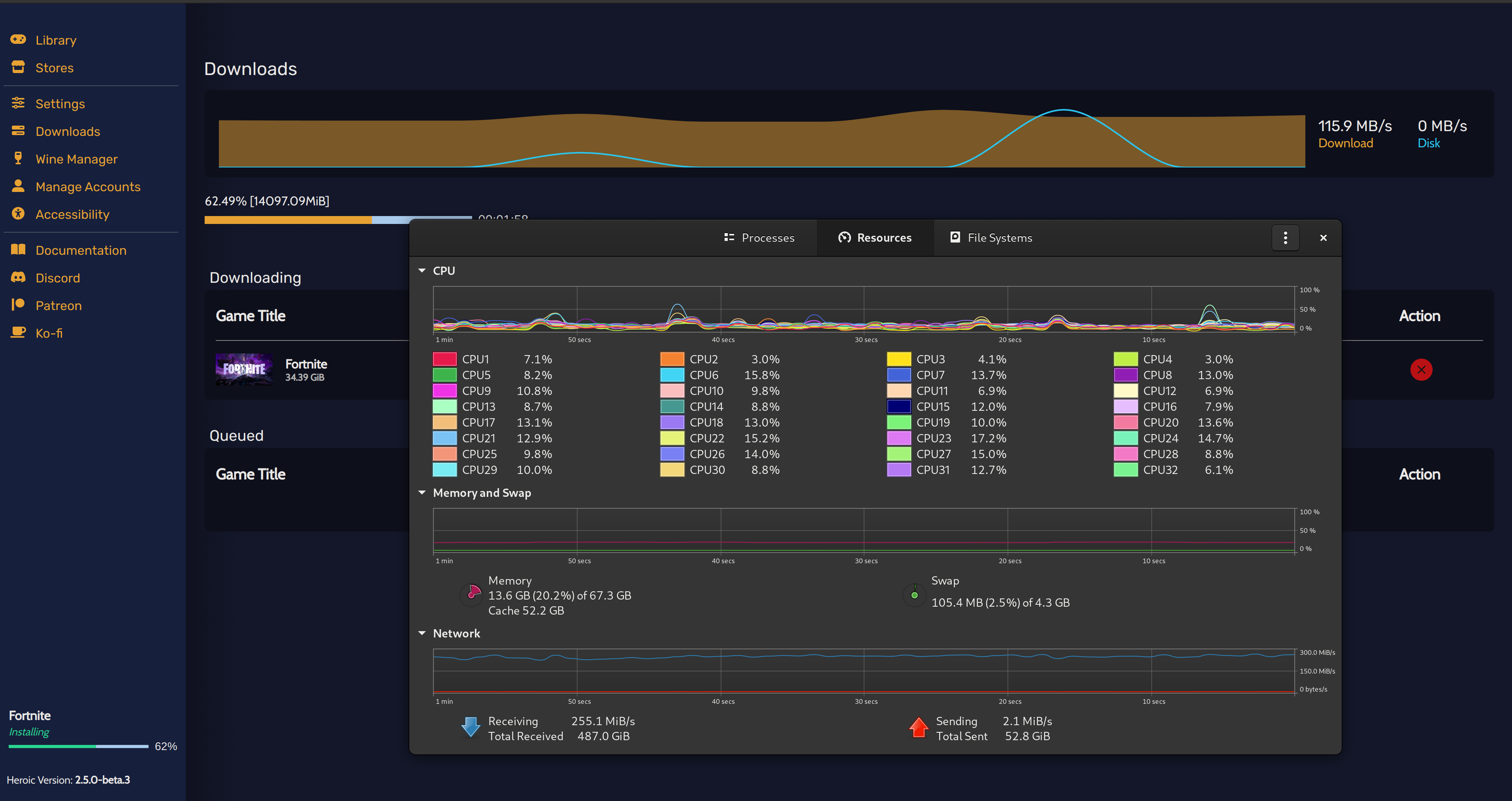 Inaccurate download and disk speeds reported · Issue #503 · derrod/legendary · GitHub