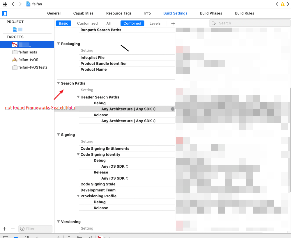 没有找到 "Build Settings -> Frameworks Search Path" · Issue #50 · prscX/react-native-file-selector ...