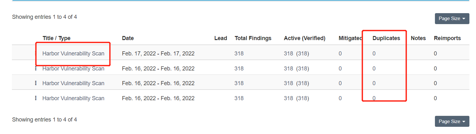 the "Harbor Vulnerability Scan" not in duplicate delete · Issue #5926 · DefectDojo/django ...