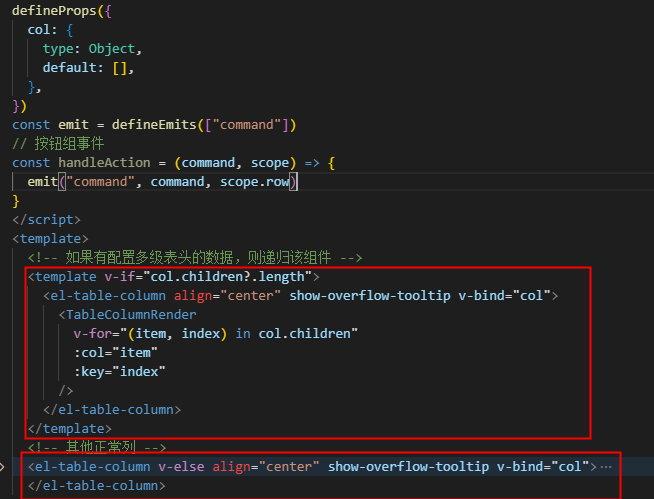 [Component] [table-column] 递归自定义组件创建 el-table-column 组件时，会被误认为插槽 · Issue #9934 · element-plus ...
