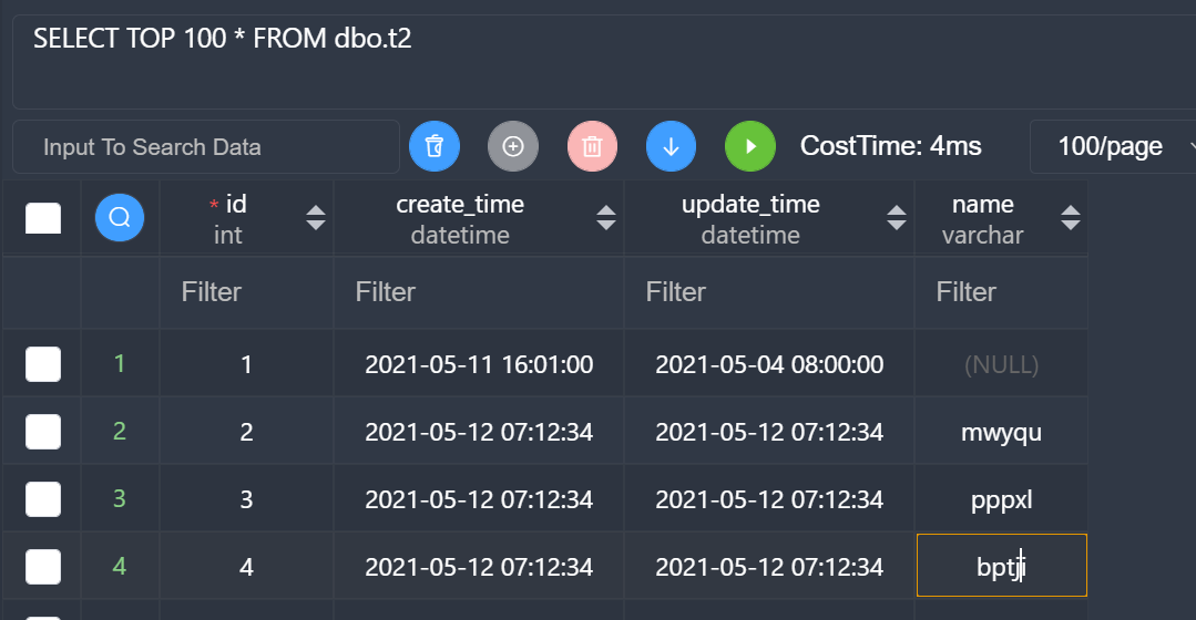 Allow editing of data in MSSQL · Issue #171 · cweijan/vscode-database-client · GitHub