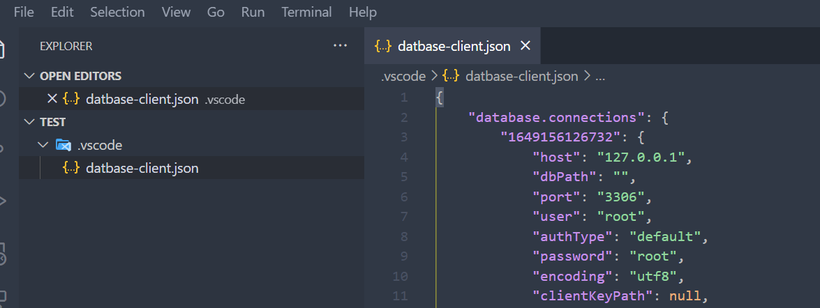 Gitpod: Connect to database automatically · Issue #531 · cweijan/vscode-database-client · GitHub