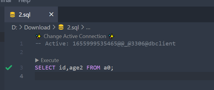 mysql USE statement not working [BUG] · Issue #566 · cweijan/vscode-database-client · GitHub