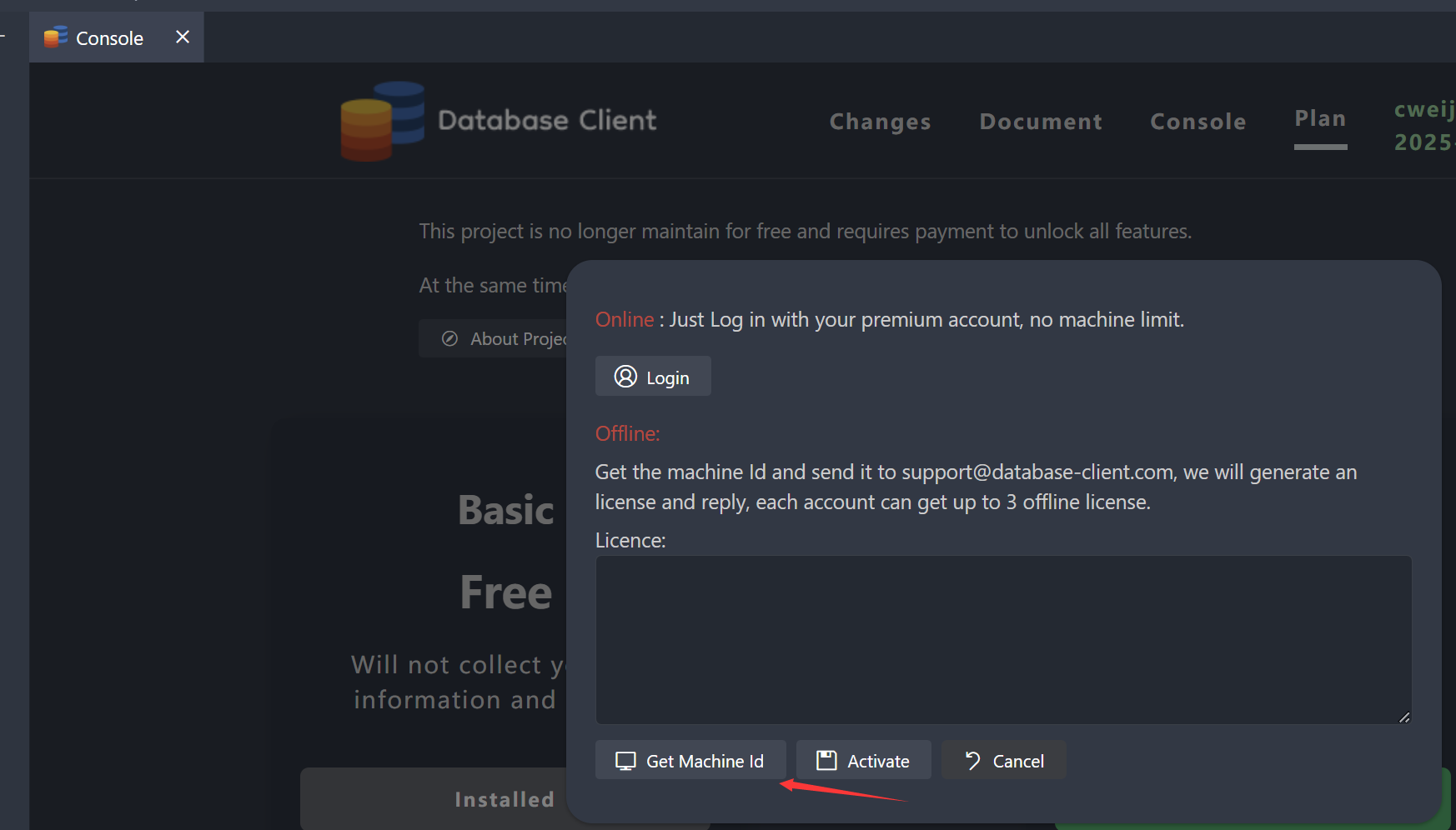 [bug] License Switch To Free After 5 Days · Issue 714 · Cweijan Vscode Database Client · Github
