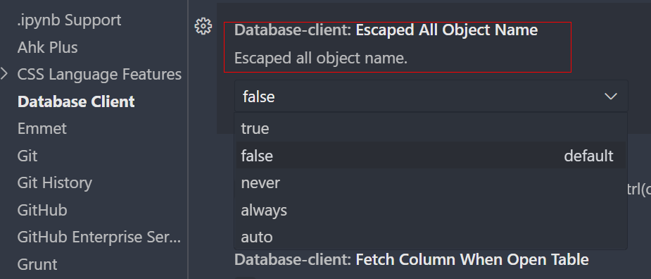 Case sensitive error · Issue #764 · cweijan/vscode-database-client · GitHub