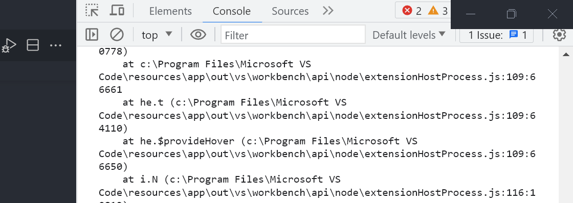 The developer tools become a floating window · Issue #168454 · microsoft/vscode · GitHub