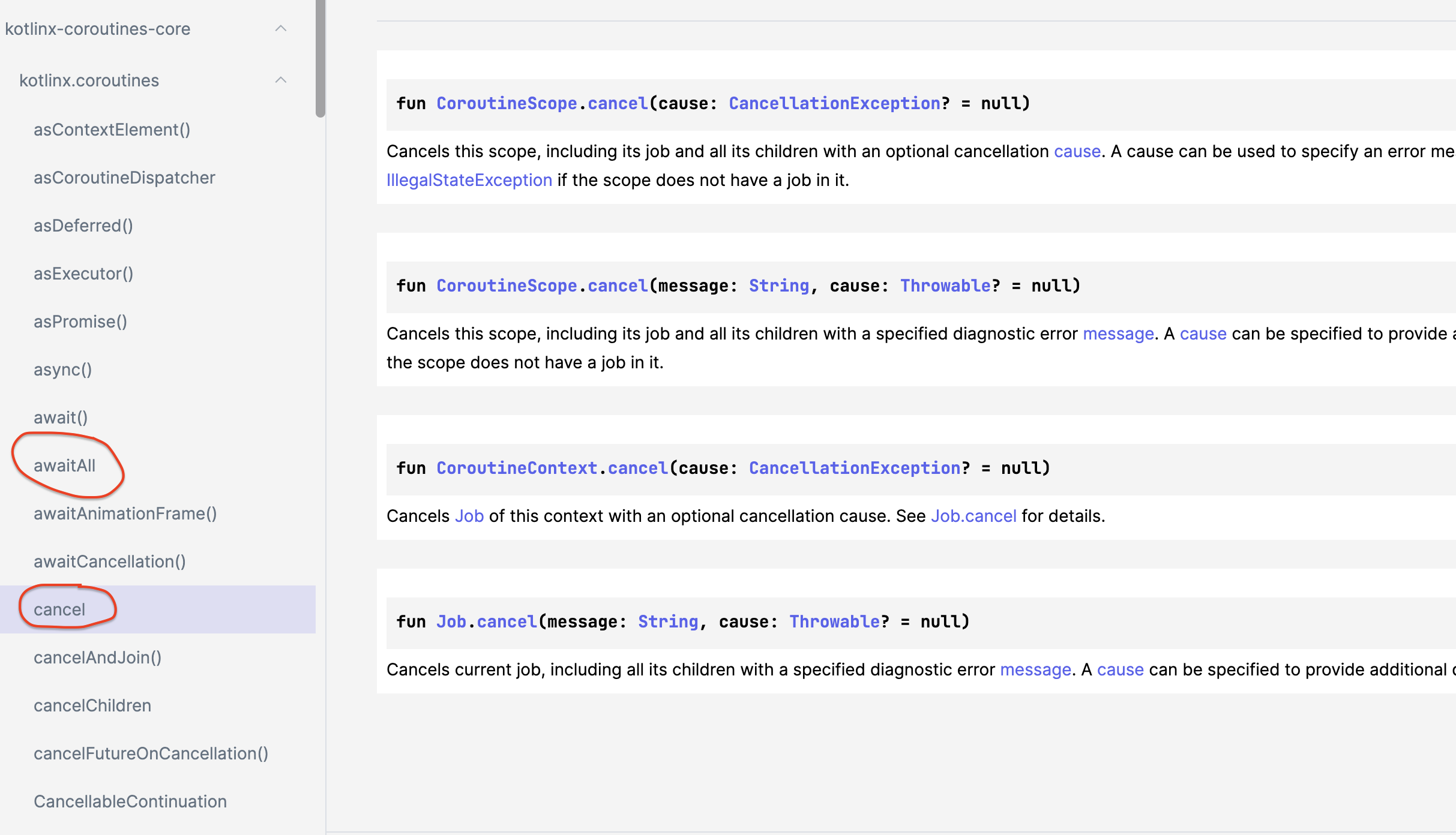 Inconsistent parentheses for grouped functions · Issue #1998 · Kotlin/dokka · GitHub