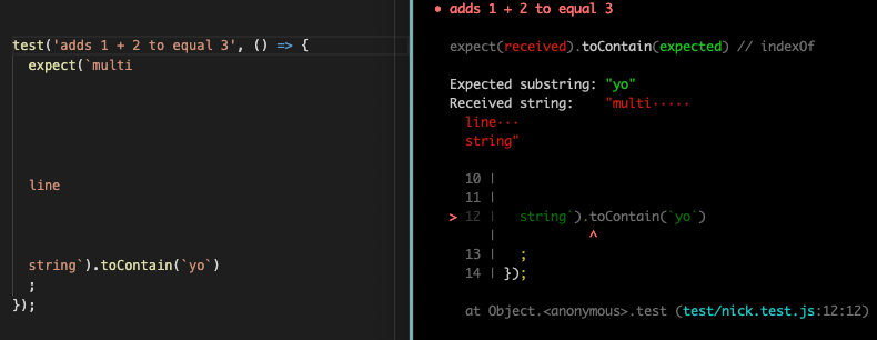 multiline string shows middle dots (·) instead of linebreaks in the ...