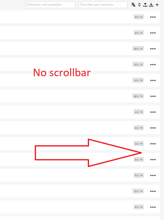 Q&A - Can't scroll down · Issue #1601 · botpress/v12 · GitHub