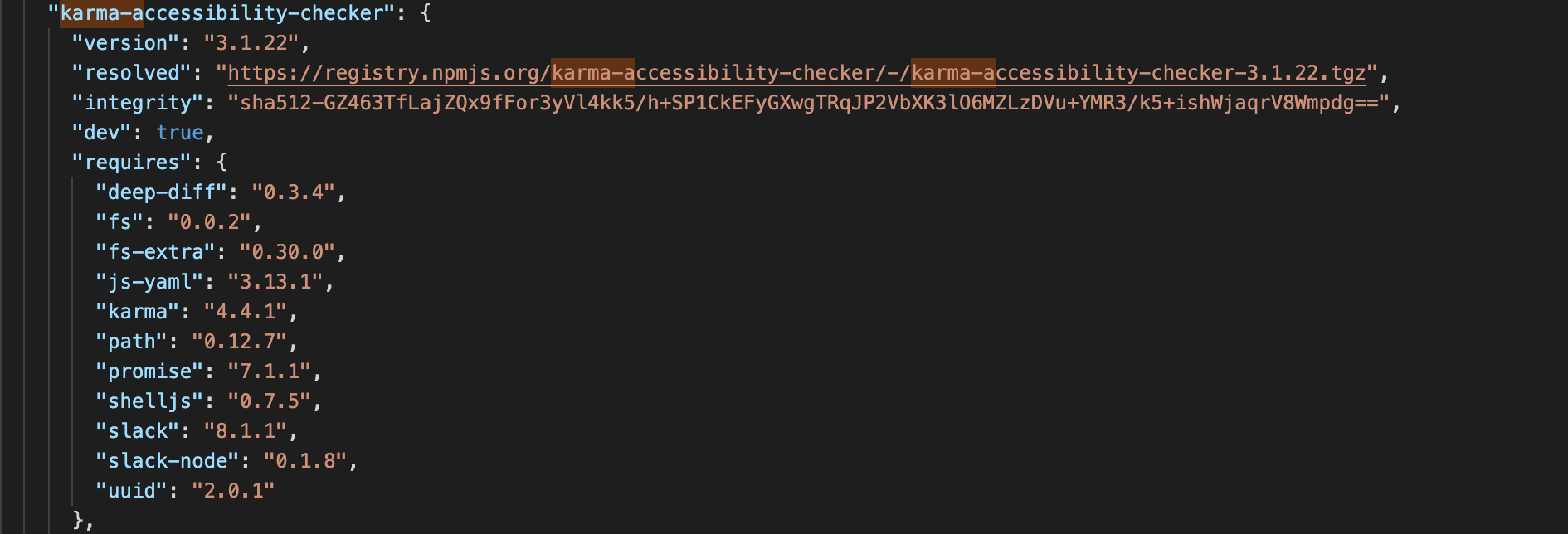 required dependencies are pointing to older versions [Karma, slack, shelljs, uuid] · Issue #740 ...