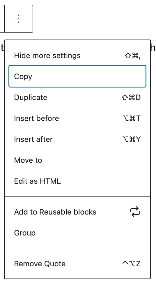 [HelpHub] Quote Block · Issue #141 · WordPress/Documentation-Issue-Tracker · GitHub