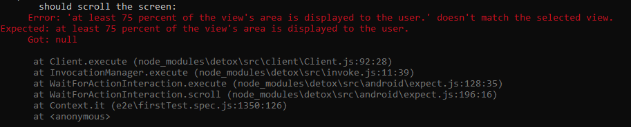 atIndex() is not working for WhileElement() with scroll · Issue #1746 · wix/Detox · GitHub