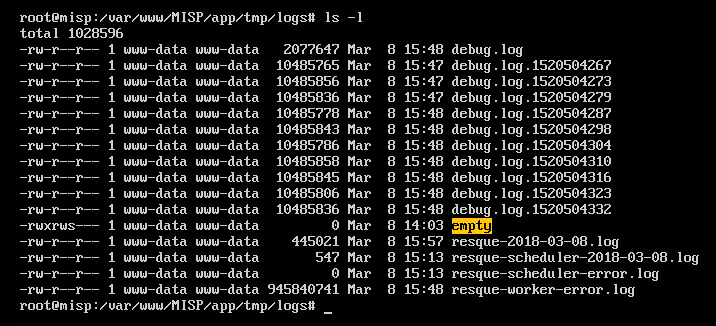 Unable to Configure Scheduled Tasks · Issue #2999 · MISP/MISP · GitHub