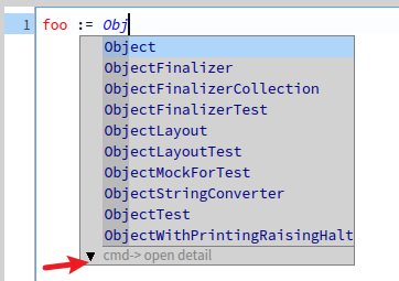 Code completion "open detail" · Issue #13120 · pharo-project/pharo · GitHub