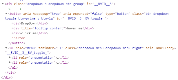 B-dropdown : events in template button-content not working on Firefox ...