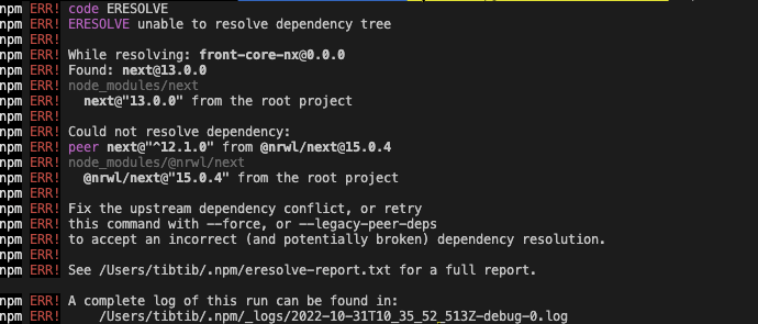 Next Js V13 Peer Deps Not Correct · Issue 12903 · Nrwlnx · Github