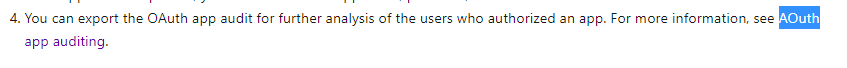Typo on Tutorial: Investigate risky OAuth apps · Issue #212 · MicrosoftDocs/CloudAppSecurityDocs ...