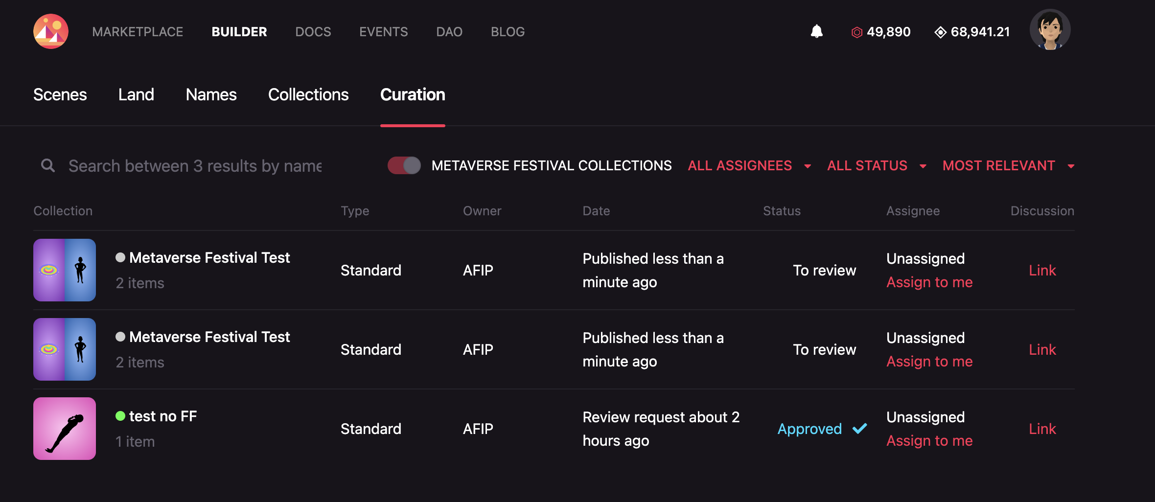 Collections with multiple items show up multiple times in curation page · Issue #2358 ...