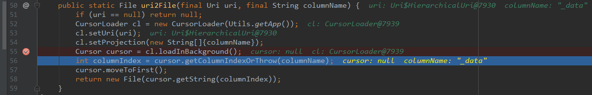 UriUtils.uri2File, NullPointerException · Issue #615 · Blankj/AndroidUtilCode · GitHub
