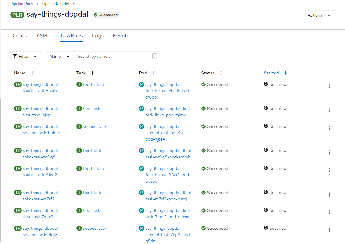 PipelineRun starts two concurrent TaskRuns · Issue #4515 · tektoncd/pipeline · GitHub