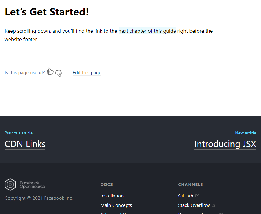 Docs Navigation Styling Is Very Confusing · Issue 3659 · Reactjs React Dev · Github