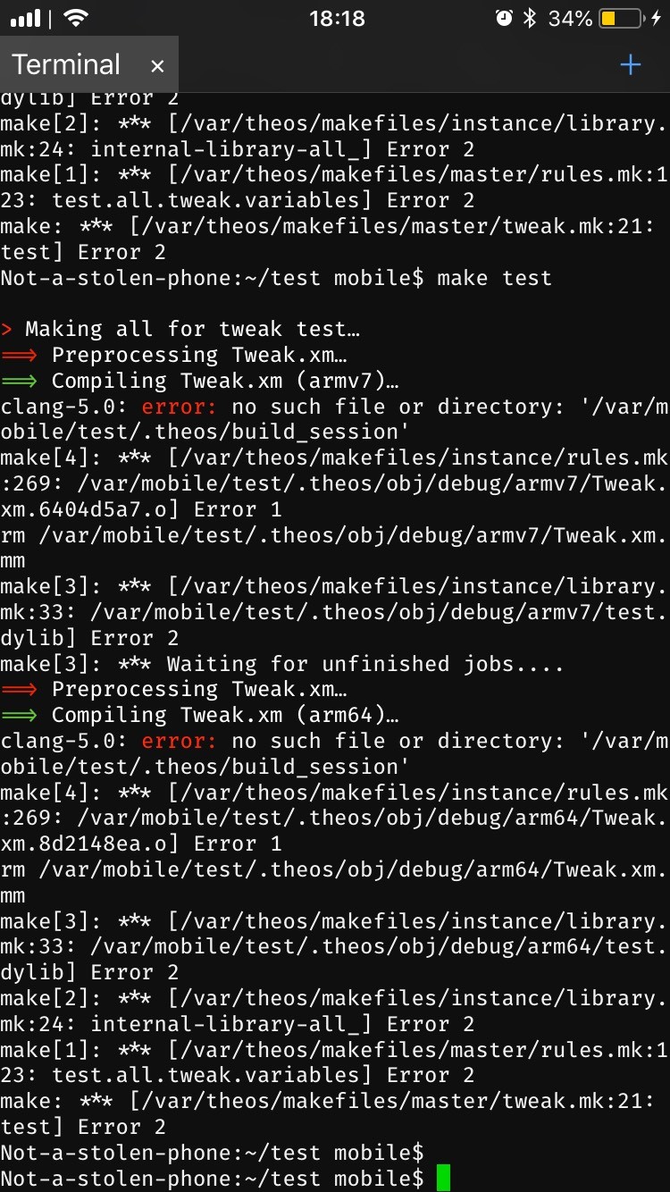 Issues makefile · Issue #362 · theos/theos · GitHub