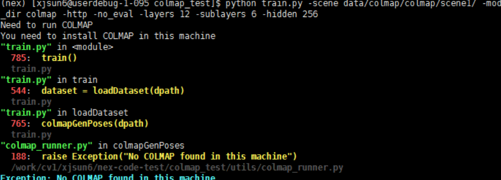 COLMAP · Issue #4 · nex-mpi/nex-code · GitHub
