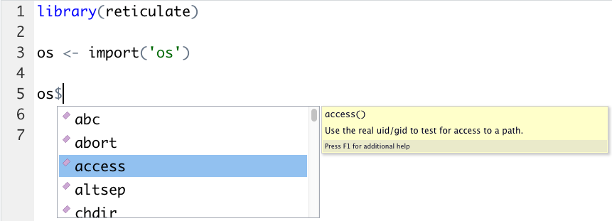 No display of the help topic when pressing the F1 button over a Python ...