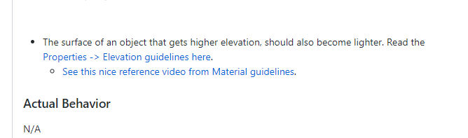 [Feature Request] MD Spec - Higher elevation, lighter surface · Issue #11411 · vuetifyjs/vuetify ...