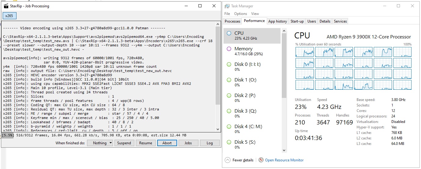 x265 Does not inherit affinity from StaxRip · Issue #194 · staxrip/staxrip · GitHub