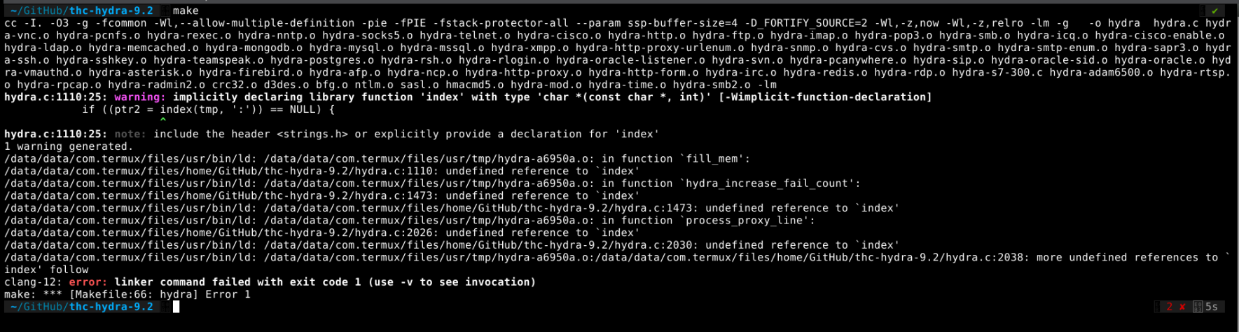 How can i install hydra on termux · Issue #647 · vanhauser-thc/thc-hydra · GitHub