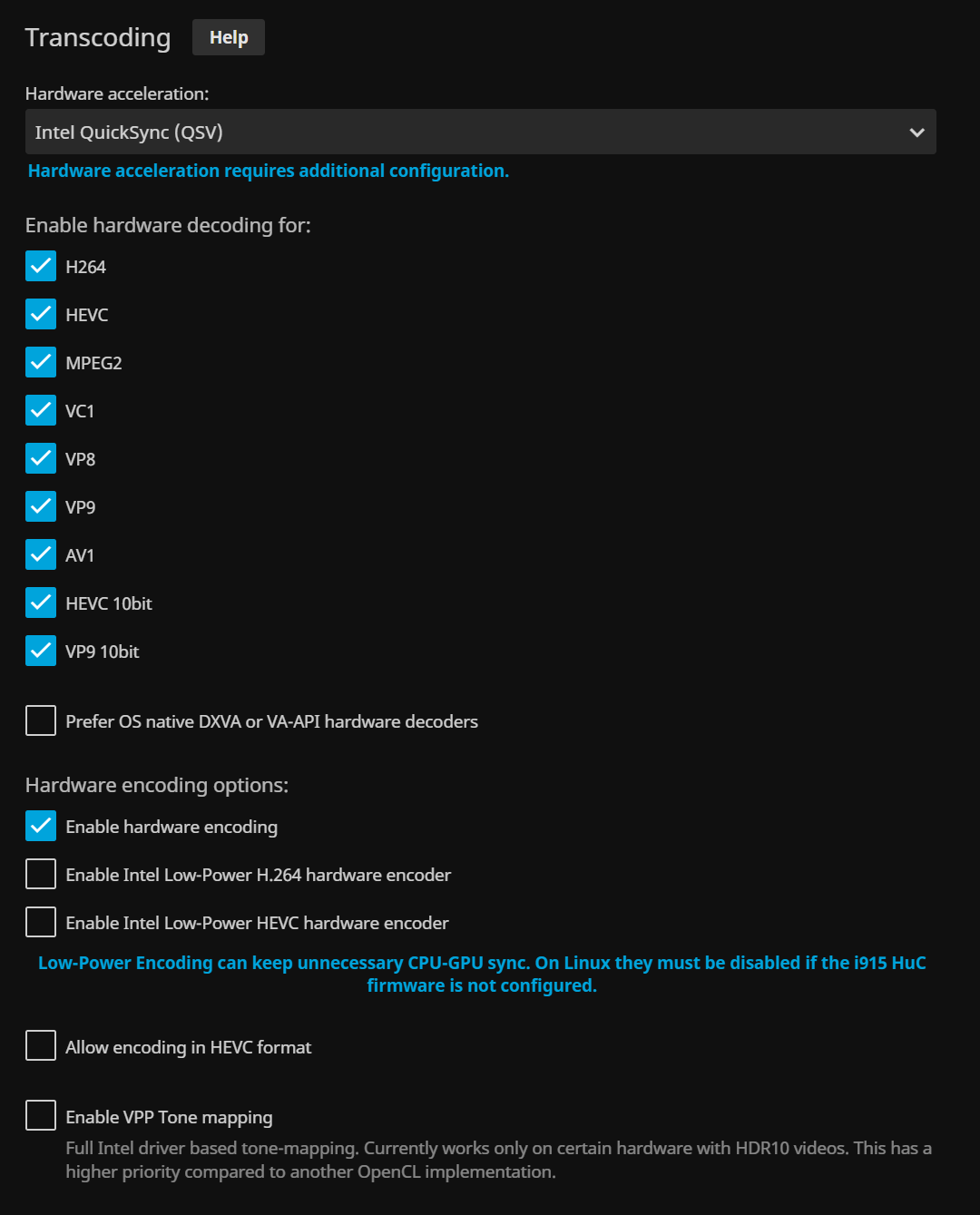 [Issue]: QuickSync Decoder/Encoder workload capped at 50% · Issue #9977 · jellyfin/jellyfin · GitHub