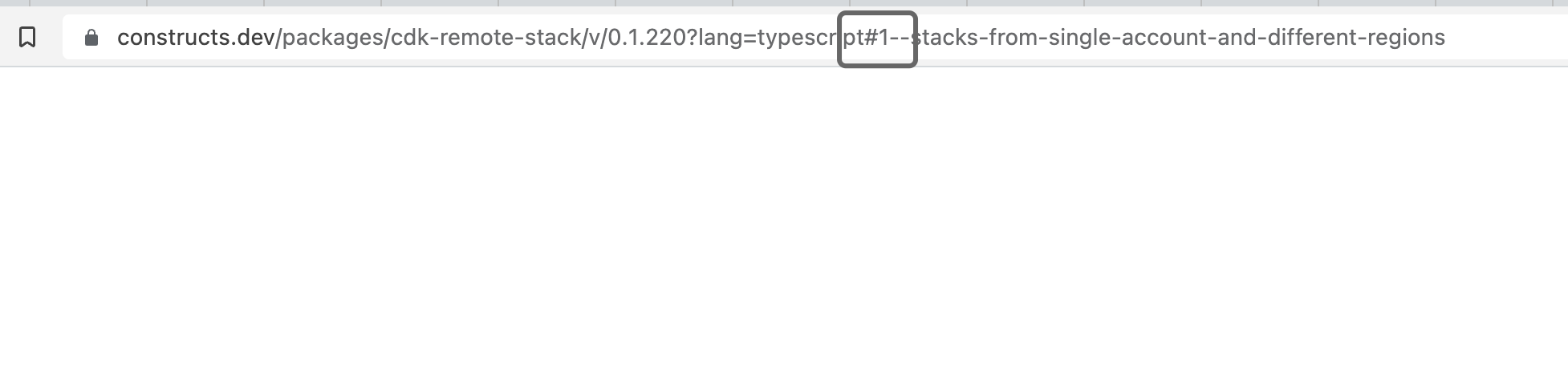 document sidebar with hash prefix will be ignored · Issue #736 · cdklabs/construct-hub-webapp ...