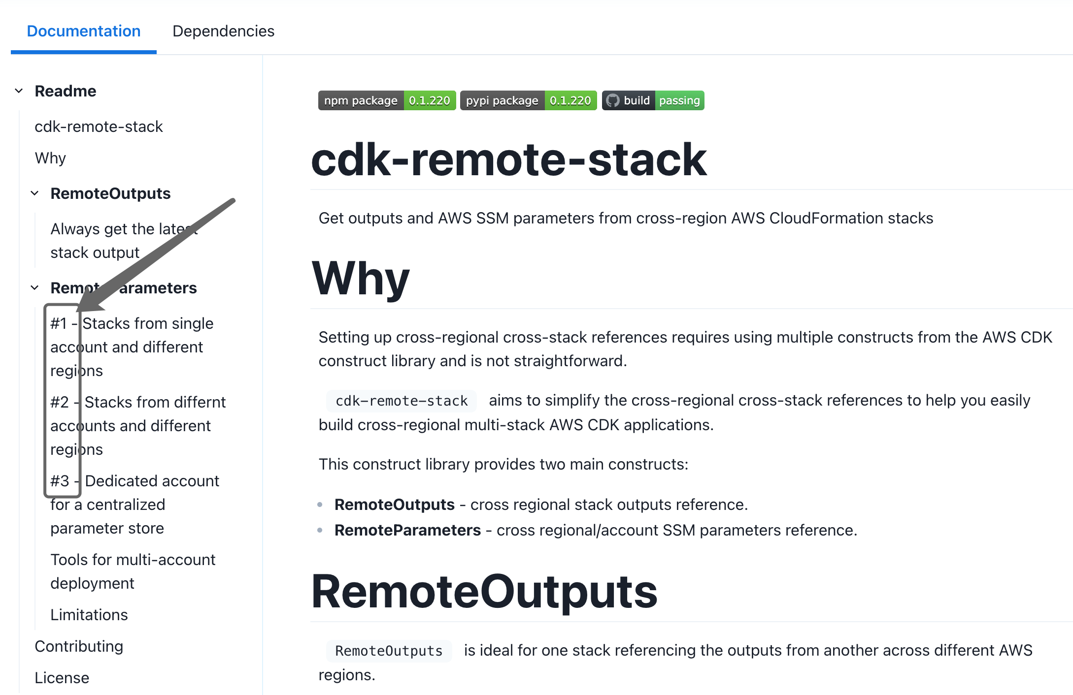document sidebar with hash prefix will be ignored · Issue #736 · cdklabs/construct-hub-webapp ...