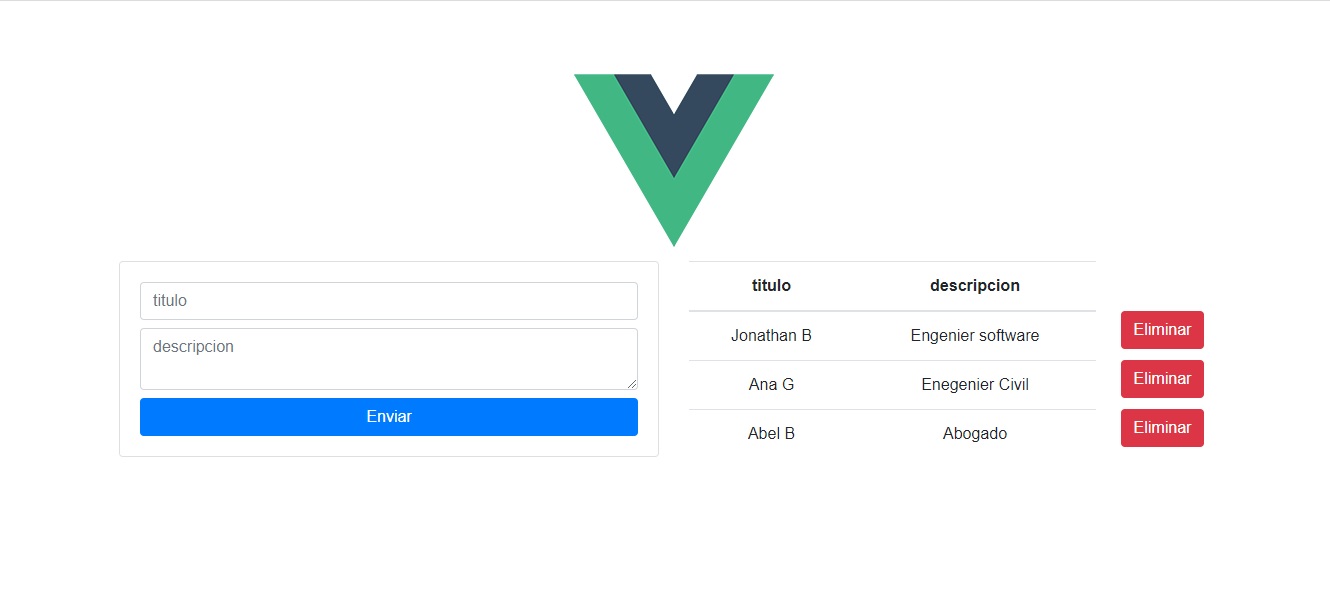 Github Jonathanb17aplicacion Vue Basica Proyecto De Vuejs Que