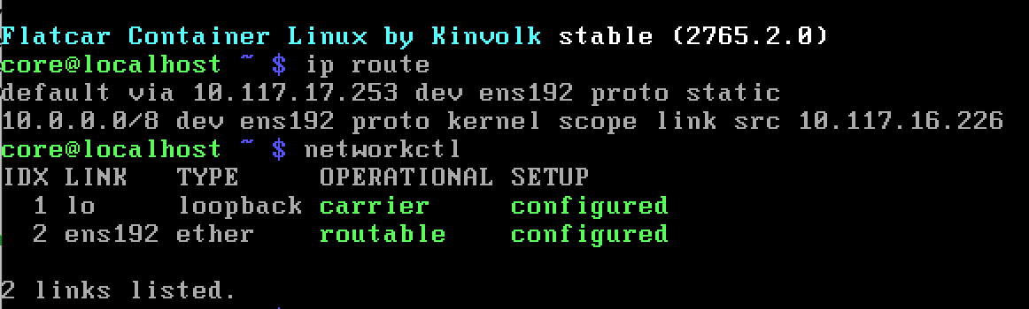Ping can't work after customizing Flatcar with Ignition · Issue #55 · flatcar/Flatcar · GitHub