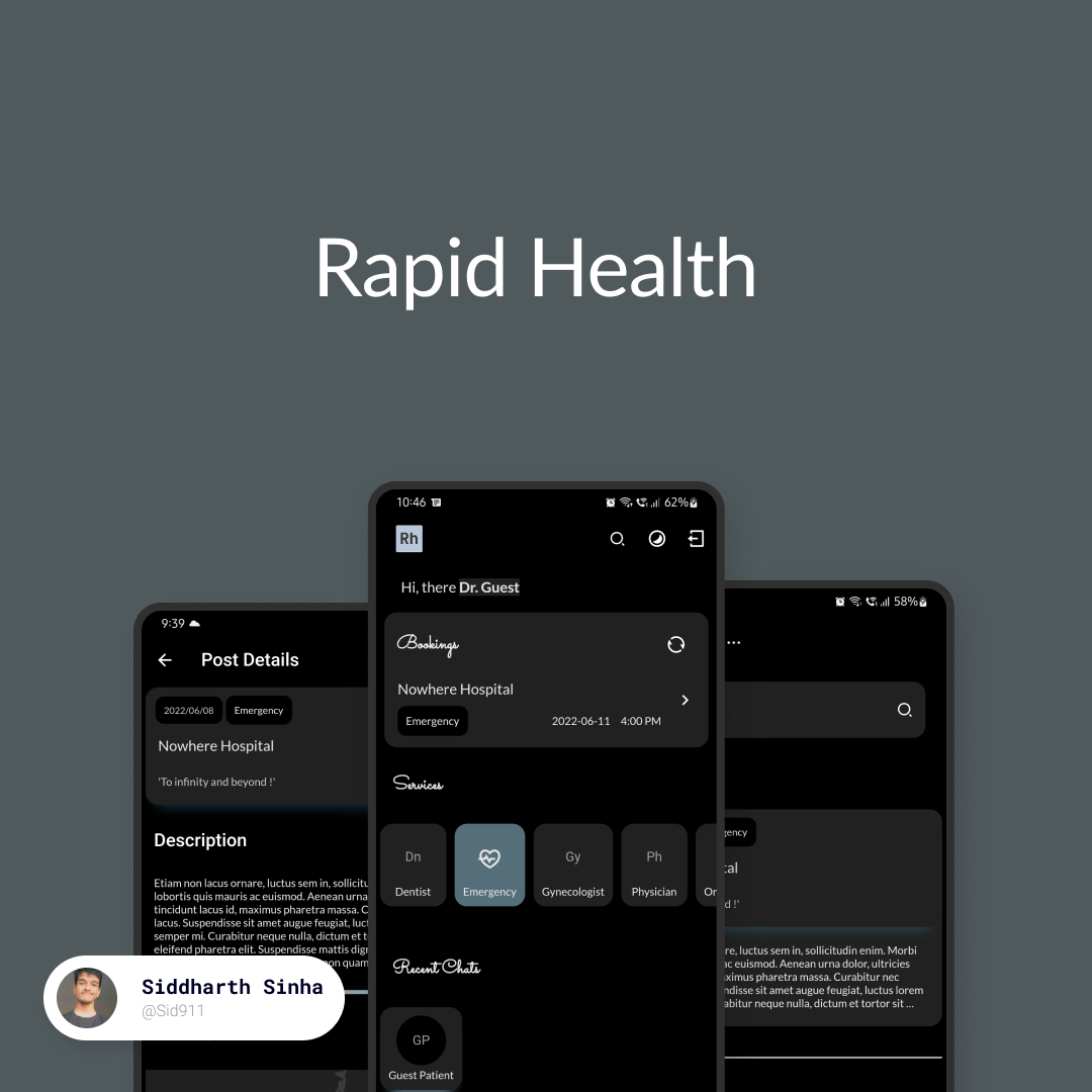 GitHub - Sid911/rapid-health: A prototype health app