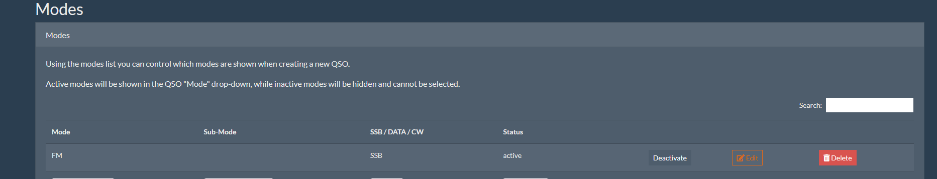 Admin / Modes / FM shows SSB · Issue #1662 · magicbug/Cloudlog · GitHub