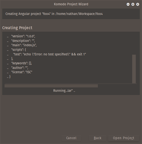 Can't read progress message in project wizard · Issue #2961 · Komodo/KomodoEdit · GitHub