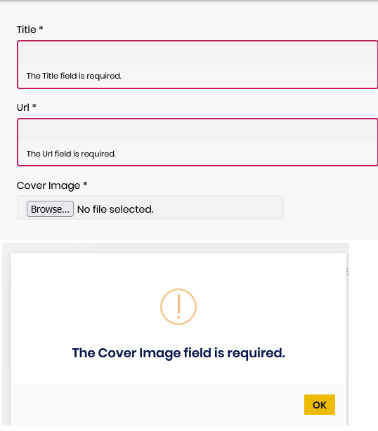 **abp** Blogging module: Error when create a new post without text on ...