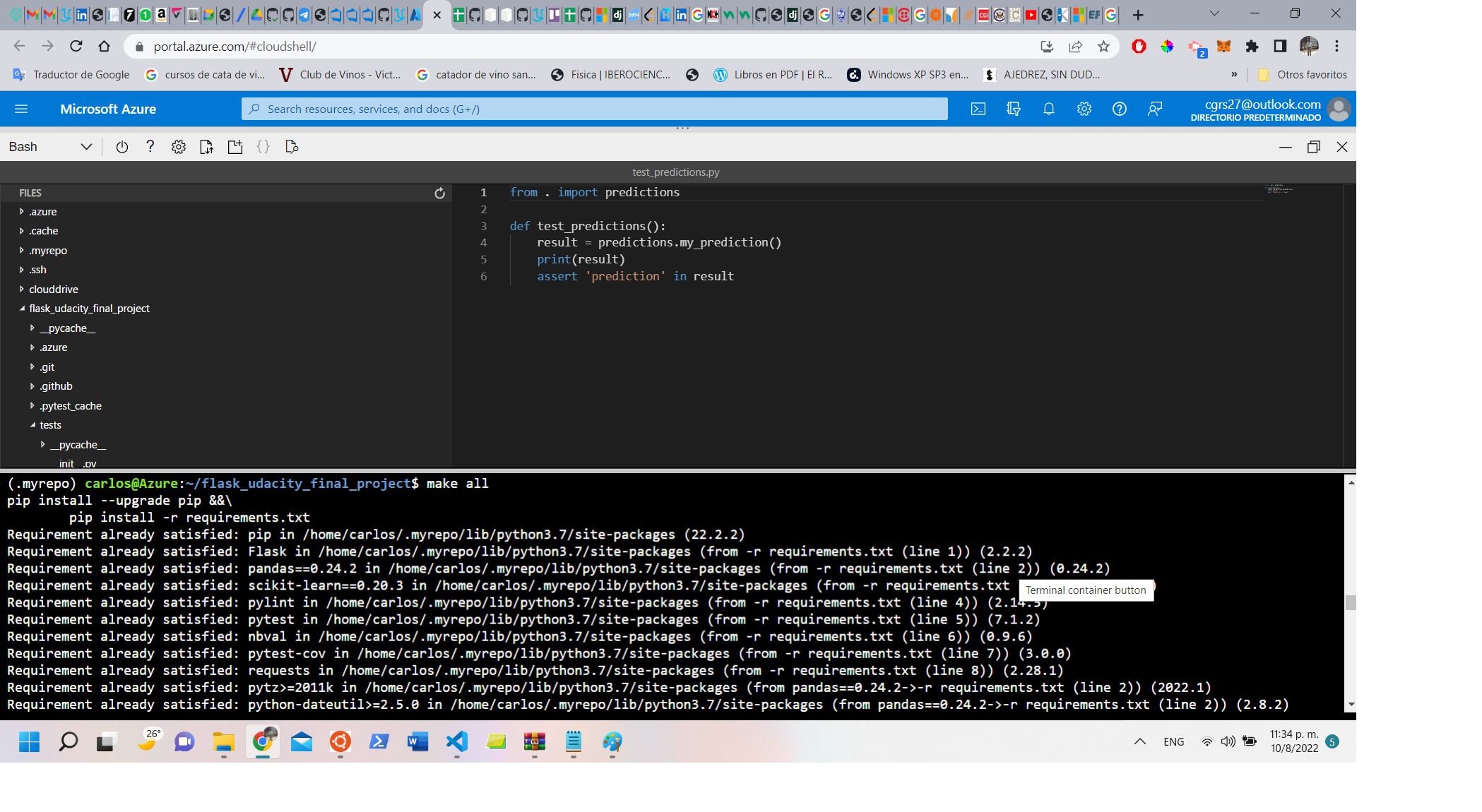 GitHub - cyborg001/flask_udacity_final_project: A flask wepapp deploy with CI/CD Azure Pipeline
