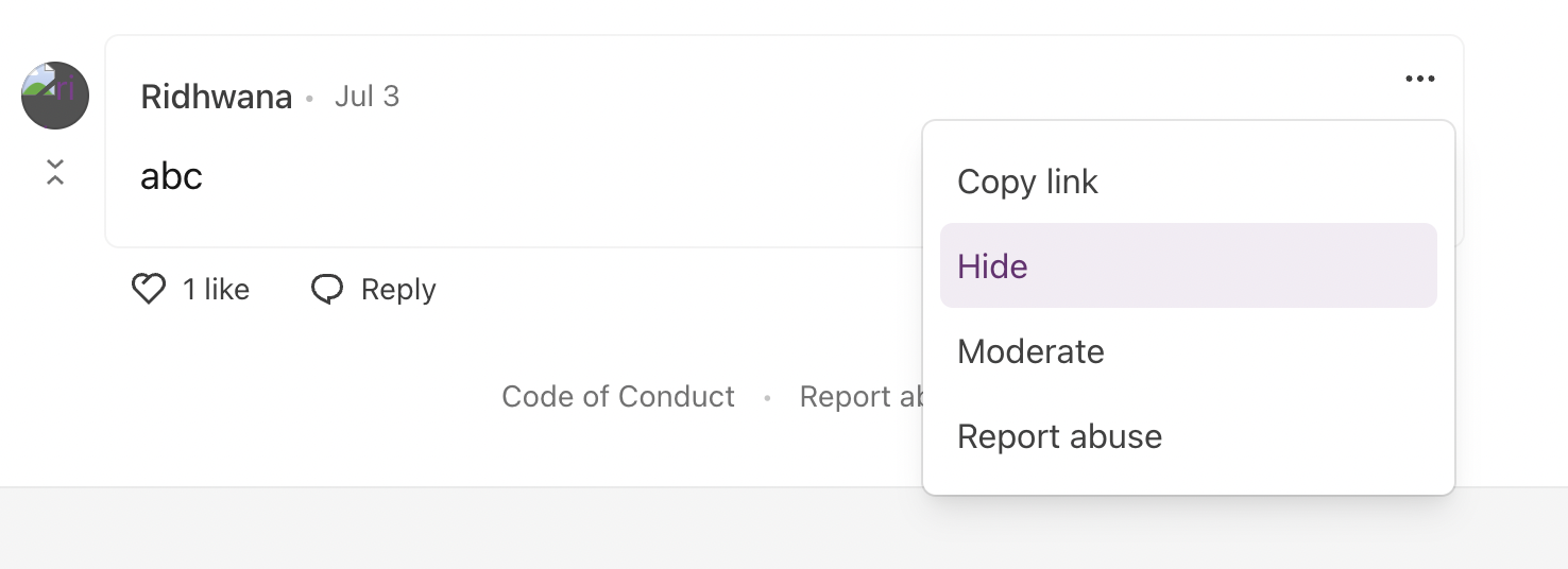 Make Staff User Comments Unhideable · Issue 19561 · Forem Forem · Github