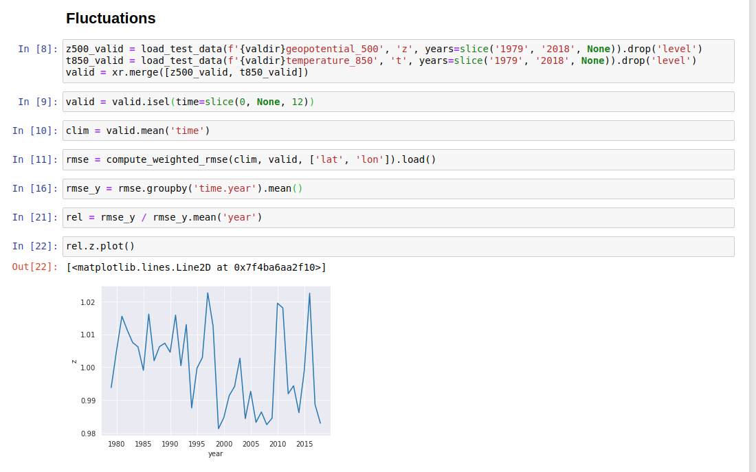 About unbalanced data, dynamical effect and variation of RMSE · Issue #23 · pangeo-data ...