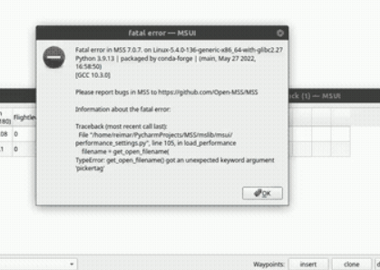 redo tutorial Tableview and aircraft performance data · Issue #1699 · Open-MSS/MSS · GitHub