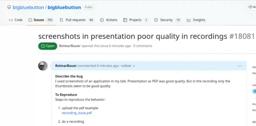 Screenshots In Presentation Poor Quality In Recordings · Issue 18081 · Bigbluebutton 