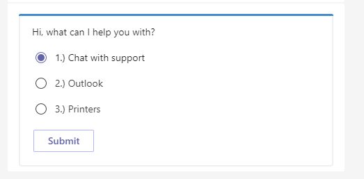 Teams does not send the default value for AdaptiveCard Input.ChoiceSet when an AdaptiveCard is ...