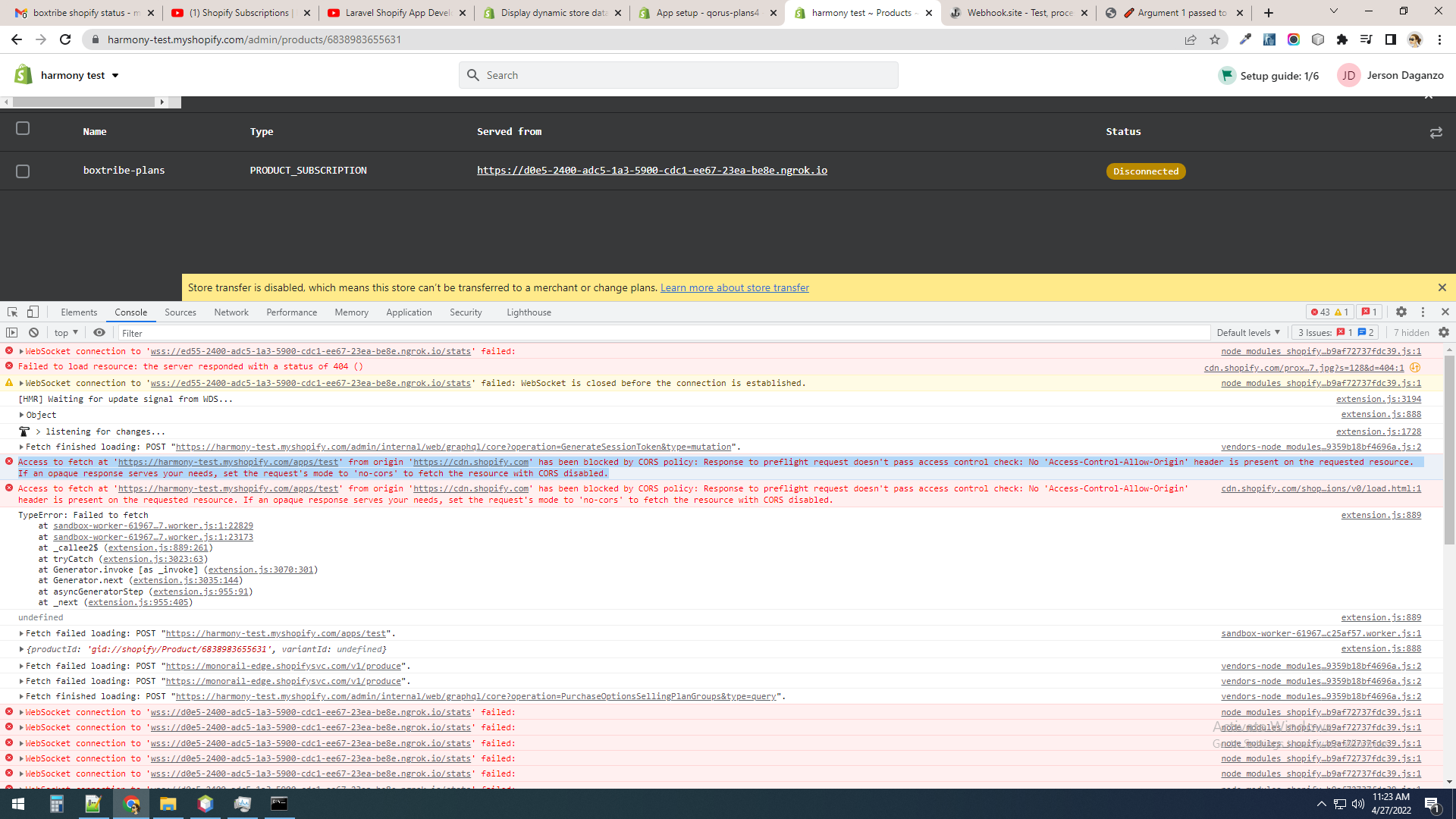 [Bug]: · Issue #2296 · Shopify/shopify-cli · GitHub