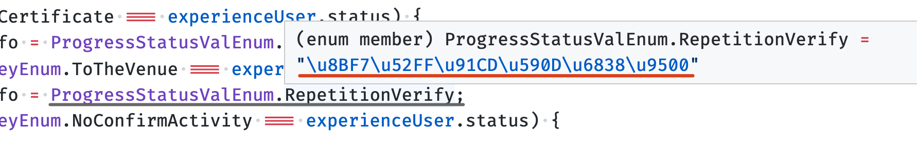 Chinese enum value quick access is not correct · Issue #43260 · microsoft/TypeScript · GitHub