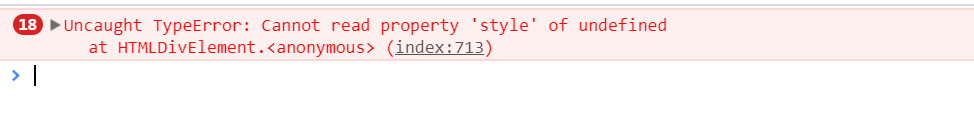 Javascript Error Cannot Read Property Style Of Undefined · Issue 7988